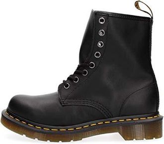 Dr. Martens 8 oeillets, Rangers Femme, Noir, 40 EU