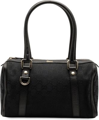 Gucci Crossbody Bags - GG Canvas Abbey D Ring Boston Bag - Gr. unisize - in Schwarz - f&uuml;r Damen
