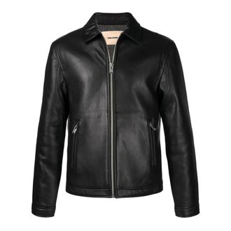 Zadig&Voltaire Bonded-Lederjacke - - Jackets - Herren - Schwarzk - XL