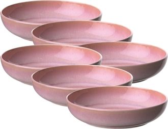 like. by Villeroy & Boch Perlemor Coral Pastaschale 22 cm Set6