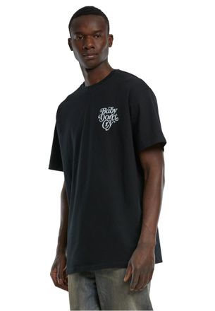 Mister Tee M&auml;nnlich Ohne Kragen T-Shirt, Schwarz, 4XL