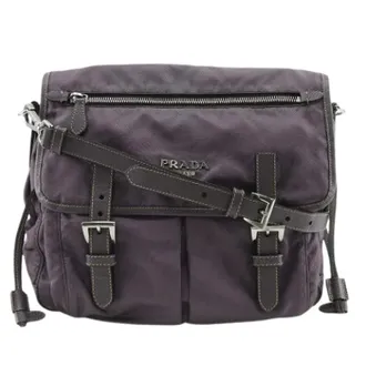 Prada Sac bandouli&egrave;re vintage Pre-owned - Femme - Pre-owned - Violet - Taille: ONE Size