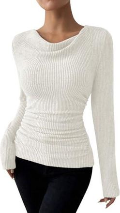 Generic sous Pull Femme Haut Thermique Femme sous Pull Thermique Femme Doux Glamour Top R&eacute;versible Col Montant en Velours Ultra Chaud Double Usage Hiver