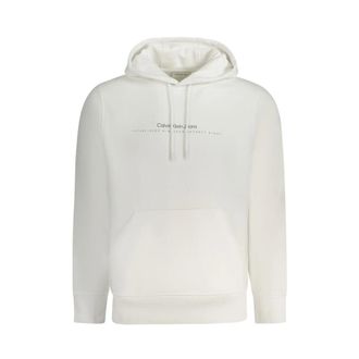 Calvin Klein Wei&szlig;er Baumwoll Herren Pullover - - Sweatshirts & Hoodies - Herren - Wei&szlig; - 2XL