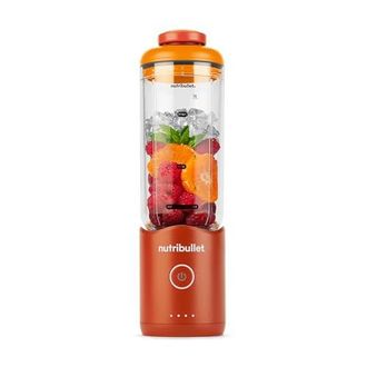 NutriBullet Flex 590ml - tragbarer Smoothie-Mixer mit Trinkdeckel, zerkleinert Eis und gefrorene Fr&uuml;chte, USB-C, Trageschlaufe, BPA-freier Becher, leicht zu reini