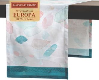 Maison d'Hermine Summer Picnic Chemin de Table 100 % Coton pour f&ecirc;tes d&icirc;ner Vacances Cuisine Printemps/&eacute;t&eacute; P&acirc;ques (50cm x 150cm)