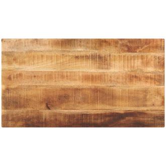 vidaXL Dessus de table rectangulaire bois massif de manguier brut vidaXL