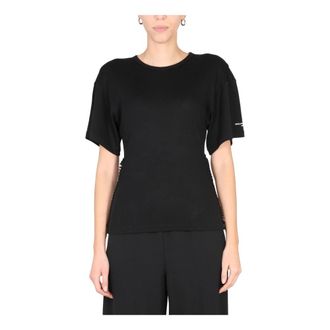 Stella McCartney Falabella Chain Jersey T-Shirt - - Tops - Damen - Schwarzk - M