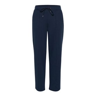 Kaffe Midnight Marine Straight Pants - Femme - Pantalons - Bleu - Taille: 36 FR
