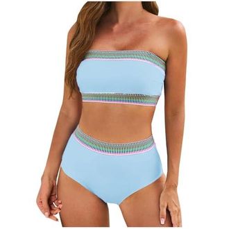 Generic Chemises &agrave; manches longues pour homme Maillot de bain deux pi&egrave;ces pour femme, maillot de bain sans bretelles pour femme, maillots de bain sans bretell