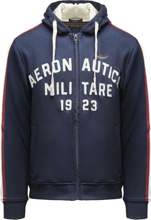 Aeronautica Homme, Sweatshirts et sweats &agrave; capuche, Bleu, Taille: L Sweat &agrave; capuche zipp&eacute;