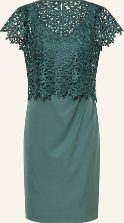 Vera Mont Set: Cocktailkleid Mit Blusenshirt Aus Spitze gruen