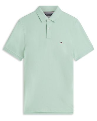 Tommy Hilfiger Piqu&eacute;-Poloshirt Regular Fit 1985 mit Stretch-Anteil und Flag-Stickerei in