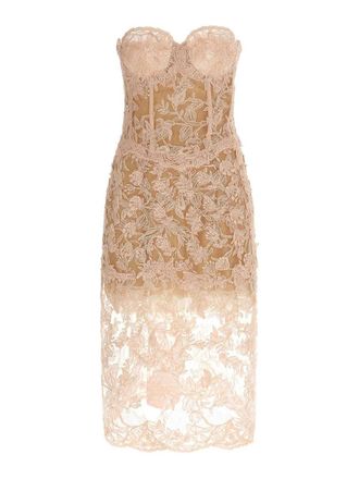 Ermanno Scervino Robe Au Genou - Couleur Chair