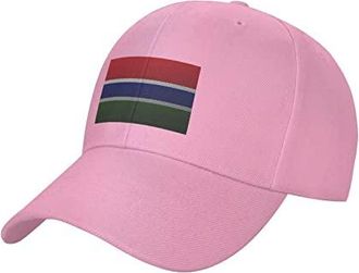 Generic Casquette Baseball Drapeau De La Gambie Snapback Hat Confortable,Classic Casquette De Baseball pour Tennis Homme Femme