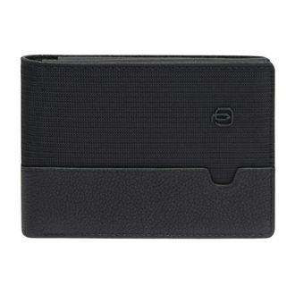 Piquadro Homme, Accessoires, Noir, Taille: ONE Size Portefeuille avec fen&ecirc;tre didentification relevable