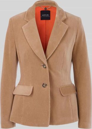 Marc Cain Regular Fit Longblazer mit Cordstruktur