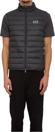 Emporio Armani Emporio Armani Ea7, Homme, Vestes, Gris, Taille: XL Gilet sans Manches en Duvet
