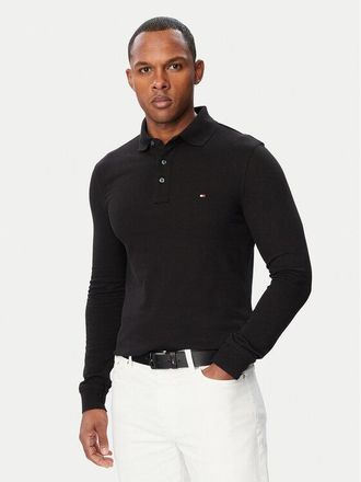 Tommy Hilfiger Poloshirt 1985 MW0MW20182 Schwarz Regular Fit