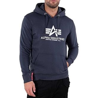 Alpha Industries Alpha Indutries Basic Hoody Sweat &agrave; Capuche pour Homme Navy