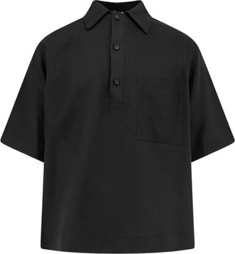 Hev&ograve; Homme, Tops, Noir, Taille: 2XL Polo Chemises