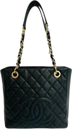 Chanel Sac bandouli&egrave;re vintage en cuir Pre-owned - Femme - Pre-owned - Noir - Taille: ONE Size