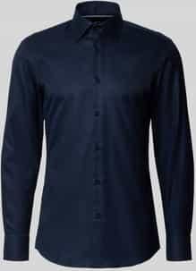 HUGO BOSS Slim Fit Businesshemd aus reiner Baumwolle Modell H-HANK-K