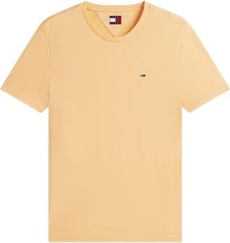 Tommy Jeans T shirt homme Ref dm0dm20363 SEV Orange