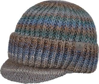 Lierys Viliona Strick-Schirmm&uuml;tze 50% Schurwolle Damen Made in Germany Winter Taupe One Size