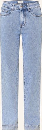 Cartoon Cartoon Straight Jeans Mit Schmucksteinen blau