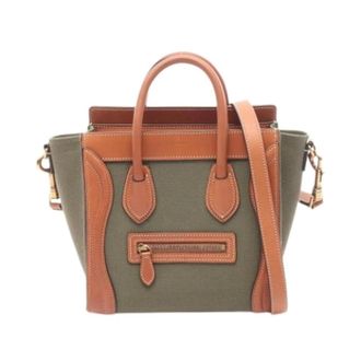 Celine Sac &agrave; main vintage Pre-owned - Femme - Pre-owned - Vert - Taille: ONE Size