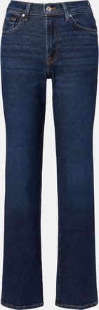 7 For All Mankind Mid-Rise Straight Jeans Stovepipe Straight