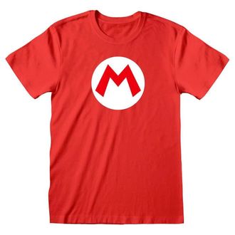 Retro Styler Super Mario M M&auml;nner T-Shirt rot XL