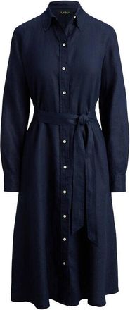 Lauren Ralph Lauren Damen Hemdblusenkleid aus Leinen