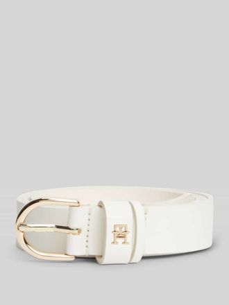 Tommy Hilfiger G&uuml;rtel aus echtem Leder mit Logo-Applikation