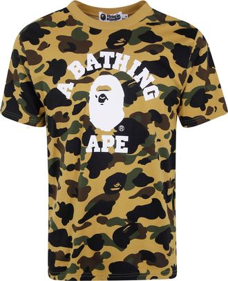 A Bathing Ape T-Shirt Graphic 1St Camo College
