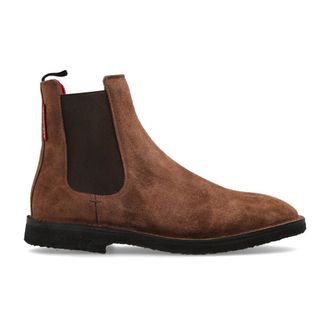 Dsquared2 Bottines Chelsea en Daim - Homme - Chaussures - Brun - Taille: 45 EU