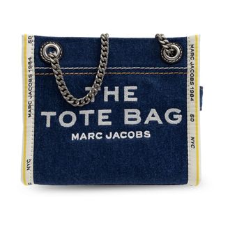Marc Jacobs The Denim Chain Tote Bag - - Bags - Damen - Blau - ONE SIZE