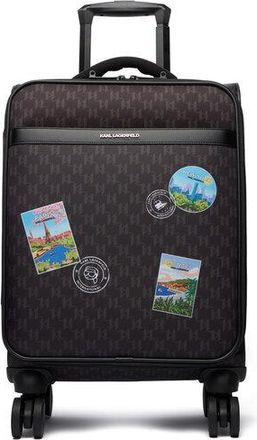 Karl Lagerfeld Kabinenkoffer Ikon Monogram B1W30253 Braun