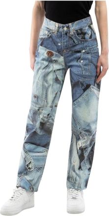 Moschino Femme, Jeans, Multicolore, Taille: W26 Jeans droits