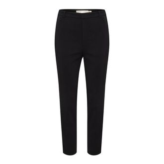 Inwear Schmale Schwarze Hose Ziggiiw Stil - - Trousers - Damen - Schwarzk - XL