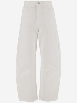 Frankie Shop Womens Jeans Nelton Cotton White