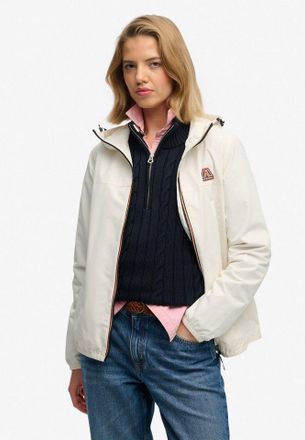 Superdry Outdoorjacke ESSENTIAL TRI WINDBREAKER JKT Loose Fit, mit hochschlie&szlig;endem Kragen, aus Polyester