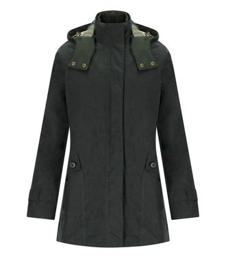 Barbour VESTE &Agrave; CAPUCHE CANNICH WAX VERTE BARBOUR
