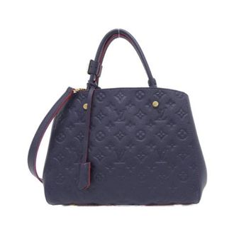 Louis Vuitton Pre-owned Montaigne BB Monogram Empreinte Tasche - - Pre-owned - Damen - Blau - ONE SIZE