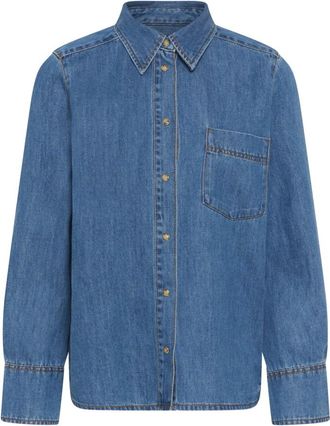 Inwear Femme, Blouses et Chemises, Bleu, Taille: 34 FR Chemise en jean