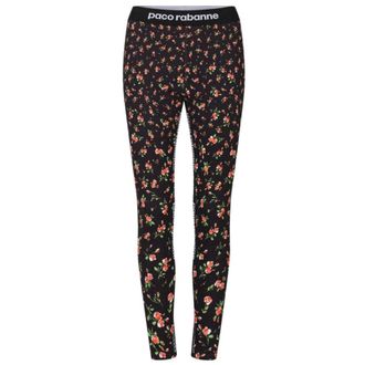 Paco Rabanne Leggings mit Blumenmuster - - Trousers - Damen - Mehrfarbig - XS