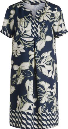 Betty Barclay Damen Tunikakleid Kurzarm 44, Dark Blue/Green