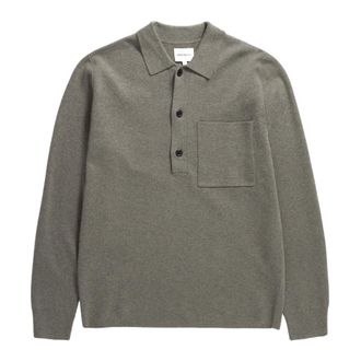 Norse Projects Homme, Tops, Gris, Taille: L Merino Cotton Milano Polo