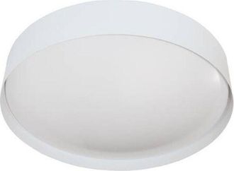 Indigo Applique plafonnier LED 30W rond blanc mat &Oslash; 366x70mm 4000K 2500lm alim 230V interieur exterieur IP44 LIYO INDIGO